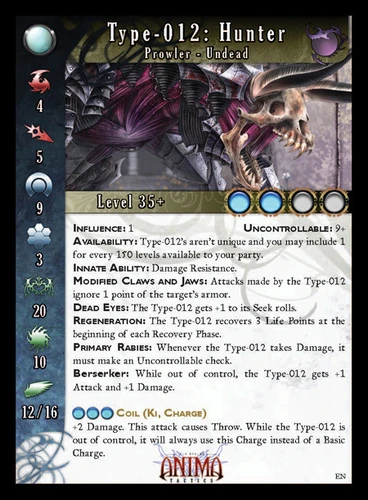 Type-012 Hunter | Anima Tactics Wiki | Fandom