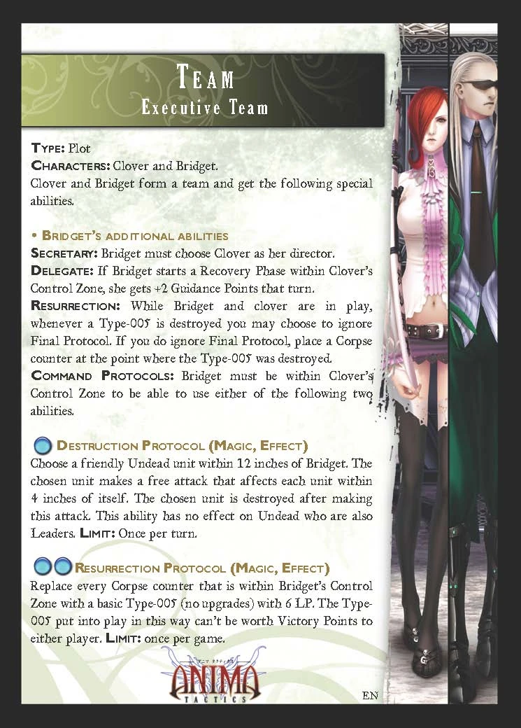 Team Executive Team | Anima Tactics Wiki | Fandom