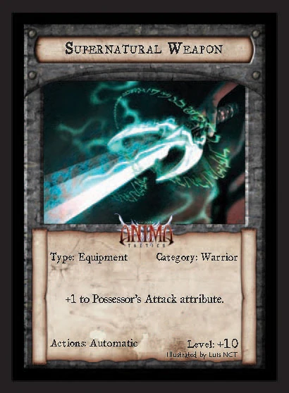 Supernatural Weapon | Anima Tactics Wiki | Fandom