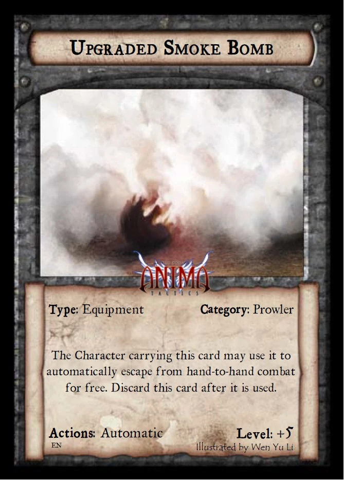 Upgraded Smoke Bomb | Anima Tactics Wiki | Fandom