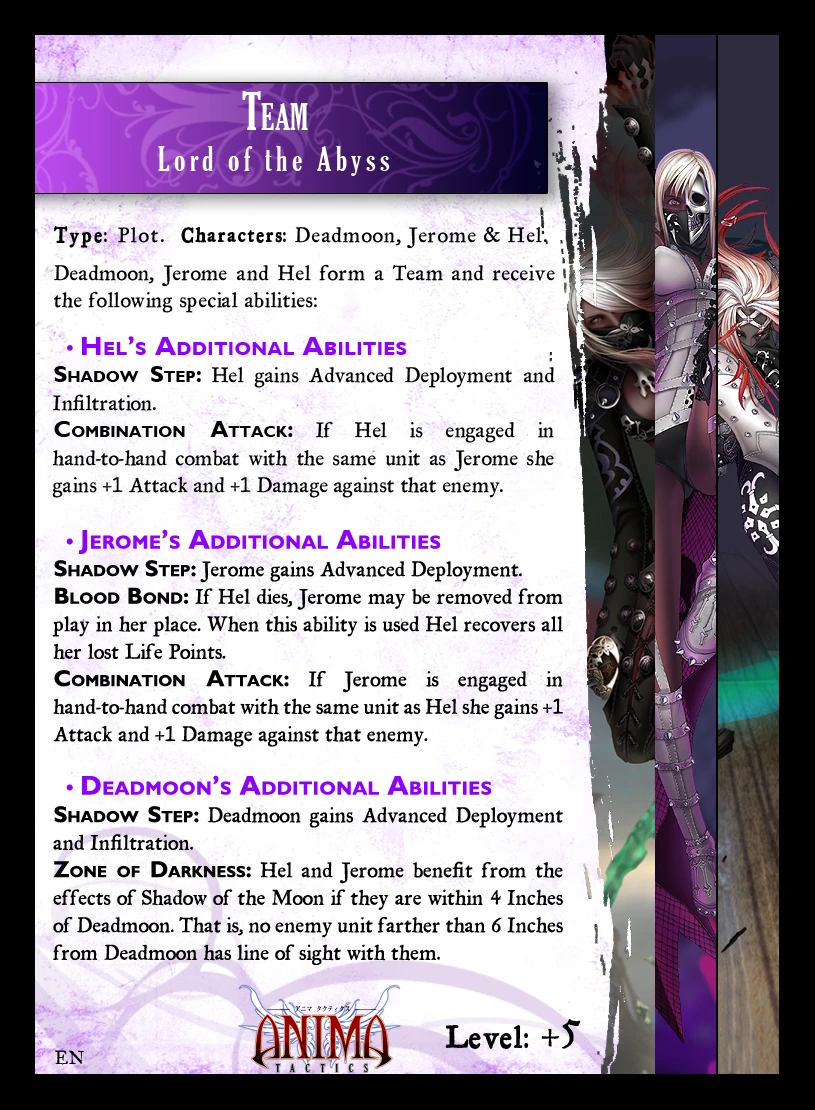 Team Lords Of The Abyss | Anima Tactics Wiki | Fandom