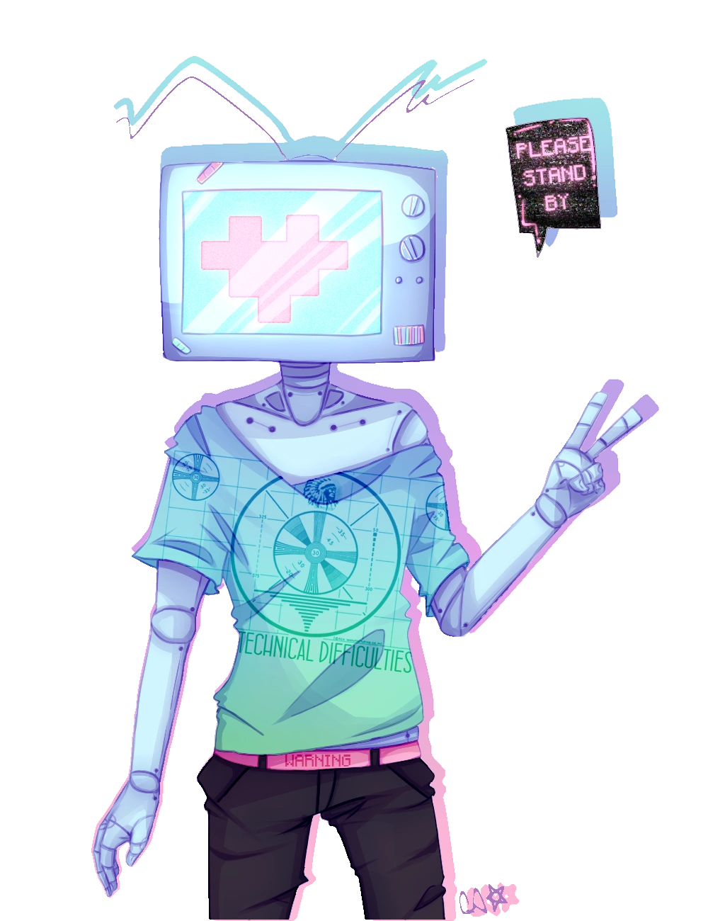 Tv Head Transparent Tumblr