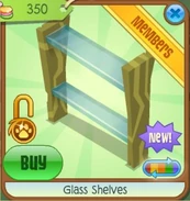 Glass Shelves | Animal Jam Collectors Item Worth Wiki | Fandom
