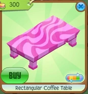 Rectangular Coffee Table | Animal Jam Collectors Item Worth Wiki | Fandom