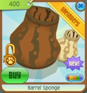 Barrel Sponge | Animal Jam Collectors Item Worth Wiki | Fandom