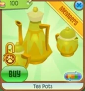 Tea Pots | Animal Jam Collectors Item Worth Wiki | Fandom