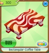 Rectangular Coffee Table | Animal Jam Collectors Item Worth Wiki | Fandom
