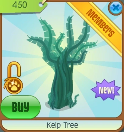 Kelp Tree | Animal Jam Collectors Item Worth Wiki | Fandom