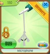 Microphone | Animal Jam Collectors Item Worth Wiki | Fandom