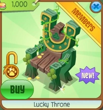 Lucky Throne | Animal Jam Collectors Item Worth Wiki | Fandom