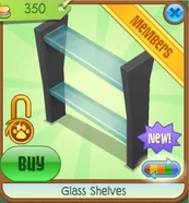 Glass Shelves | Animal Jam Collectors Item Worth Wiki | Fandom