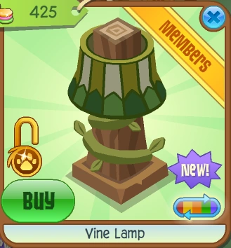 Vine Lamp | Animal Jam Collectors Item Worth Wiki | Fandom