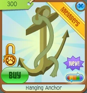 Hanging Anchor | Animal Jam Collectors Item Worth Wiki | Fandom