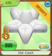 Star Couch | Animal Jam Collectors Item Worth Wiki | Fandom