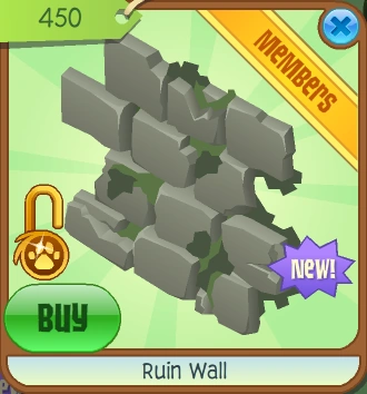 Ruin Wall and Path | Animal Jam Collectors Item Worth Wiki | Fandom