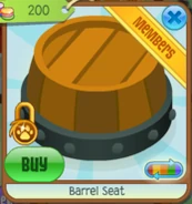 Barrel Seat | Animal Jam Collectors Item Worth Wiki | Fandom