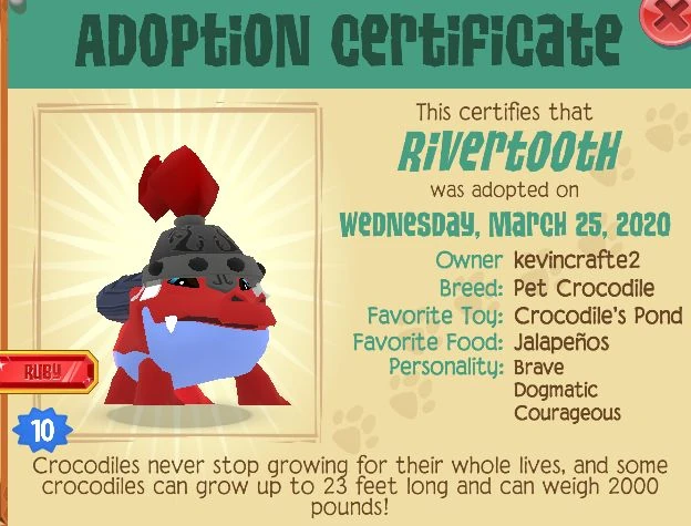 Rivertooth | Animal Jam PetShare Wiki | Fandom