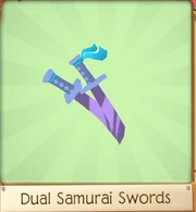 Dual Samurai Swords | Animal Jam Play Wild Sapphire Worth Wiki | Fandom