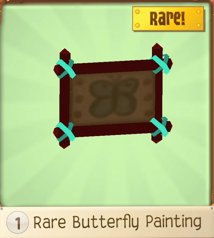 Rare Butterfly Painting | Animal Jam Play Wild Sapphire Worth Wiki | Fandom