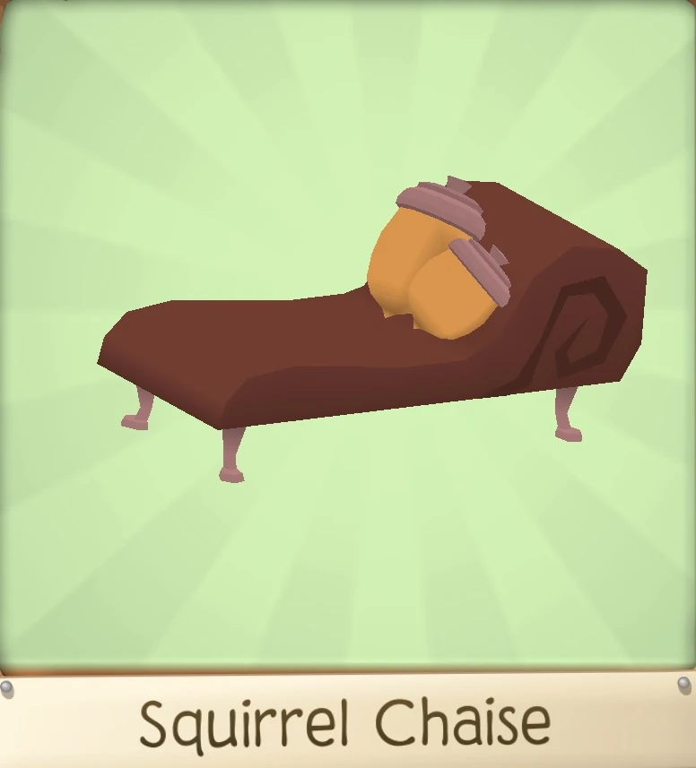 Squirrel Chaise | Animal Jam Play Wild Sapphire Worth Wiki | Fandom