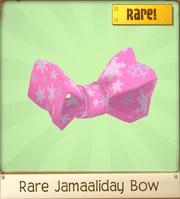 Rare Jamaaliday Bow | Animal Jam Play Wild Sapphire Worth Wiki | Fandom