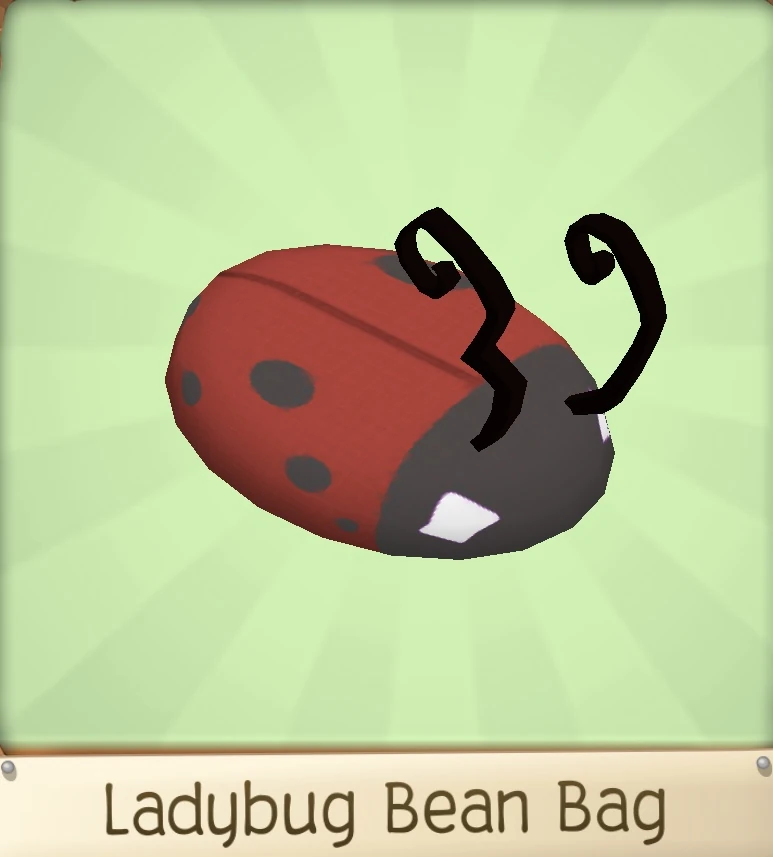 Ladybug Bean Bag | Animal Jam Play Wild Sapphire Worth Wiki | Fandom