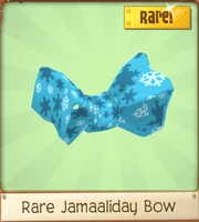 Rare Jamaaliday Bow | Animal Jam Play Wild Sapphire Worth Wiki | Fandom