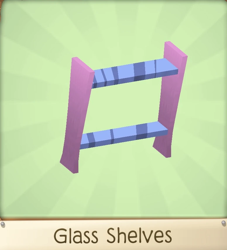Glass Shelves | Animal Jam Play Wild Sapphire Worth Wiki | Fandom
