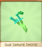 Dual Samurai Swords | Animal Jam Play Wild Sapphire Worth Wiki | Fandom