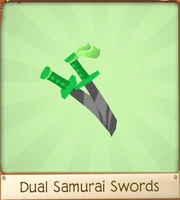 Dual Samurai Swords | Animal Jam Play Wild Sapphire Worth Wiki | Fandom