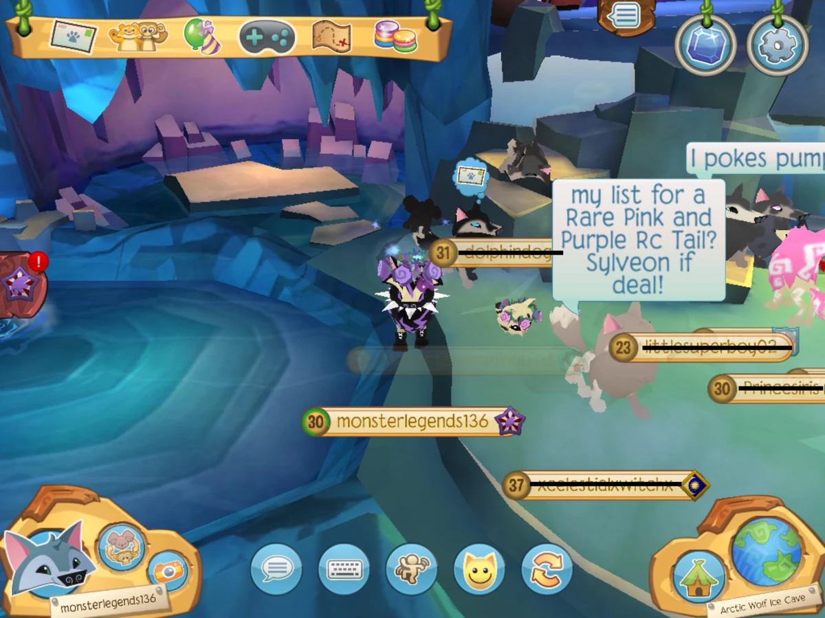 Arctic Wolf Ice Cave | Animal Jam Secret Rooms Wiki | Fandom