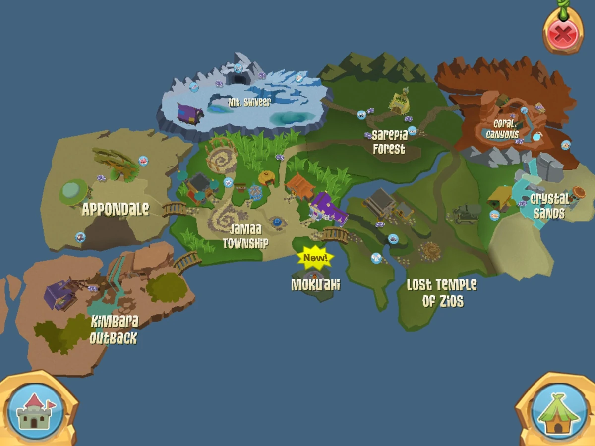 Animal Jam Map | Animal Jam Secret Rooms Wiki | Fandom