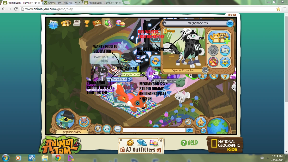 Meghanbob123 the traitor | Animal Jam Spy Pie Wiki | Fandom