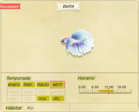 Betta | Animal Crossing Enciclopedia | Fandom