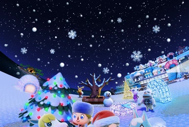 Animal Crossing New Leaf Winter Wallpaper