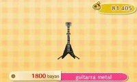 Guitarra Metal | Animal Crossing Enciclopedia | Fandom