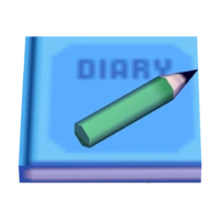 Diario azul | Animal Crossing Enciclopedia | Fandom