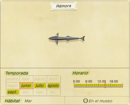 Rémora | Animal Crossing Enciclopedia | Fandom