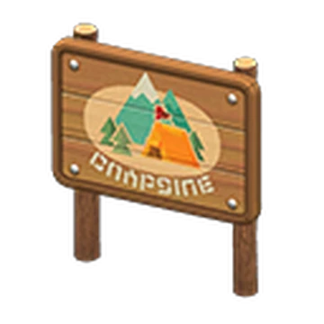 Animal Crossing Sign