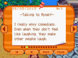 Talking to Myself | Animal Crossing Wiki | Fandom