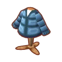 Blue Down Jacket - Animal Crossing: Pocket Camp Wiki