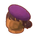 Grape-Harvest Beret Wig - Animal Crossing: Pocket Camp Wiki