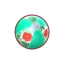 Green Floral Beach Ball - Animal Crossing: Pocket Camp Wiki