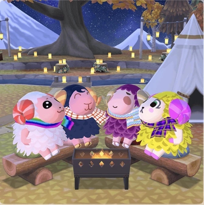 Cozy Bonfire Space - Animal Crossing: Pocket Camp Wiki