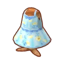Blue Flowery Frill Bikini - Animal Crossing: Pocket Camp Wiki