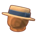 Blue Boater Hat - Animal Crossing: Pocket Camp Wiki