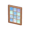 Brown Colorful Window - Animal Crossing: Pocket Camp Wiki