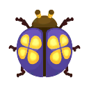 Navy Flower Ladybug - Animal Crossing: Pocket Camp Wiki
