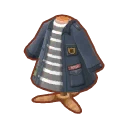 Navy Patch Jacket - Animal Crossing: Pocket Camp Wiki