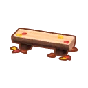 Autumn Log Bench - Animal Crossing: Pocket Camp Wiki
